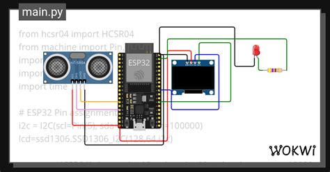 Sensir Ultrasonik Wokwi Esp32 Stm32 Arduino Simulator