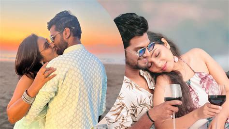 Rohit Mane समुद्रकिनारी हास्यजत्रातील अभिनेत्याने घेतलं बायकोचं चुंबन रोमँटिक फोटो व्हायरल