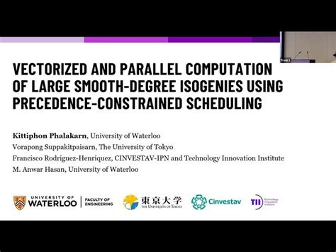 Free Video Post Quantum Cryptography In Software Part I From Theiacr