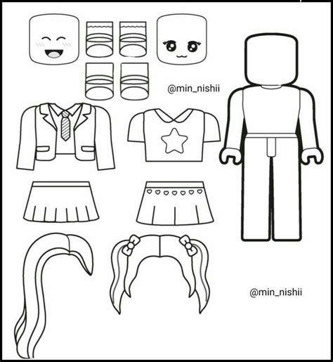 Roblox Imprimir Bonecas De Papel Da Barbie Roupas De Papel Roupas De Boneca De Papel