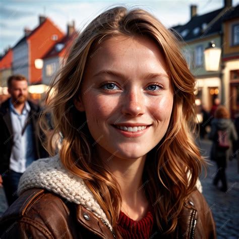 Premium Photo Danish Woman From Denmark Typical National Citizen