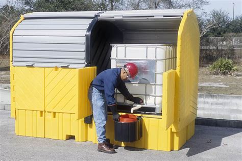 Secondary Containment For IBC Totes SpillContainment Com