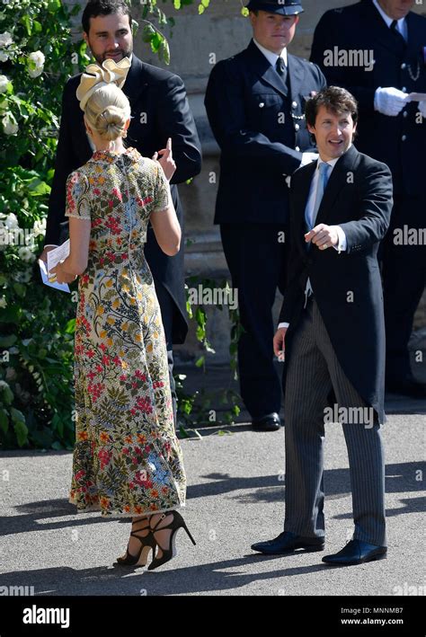 Singer James Blunt Arrives With His Wife Sofia Wellesley At Windsor