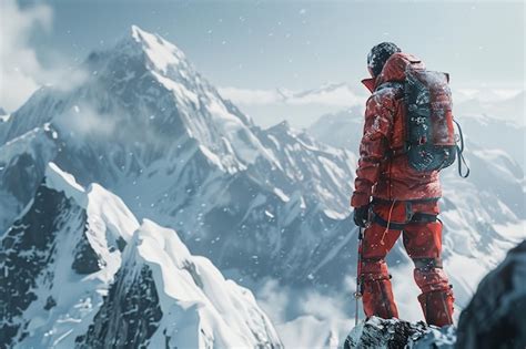 premium photo delve into the frozen world of high altitude explo