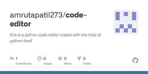 github amrutapatil273 code editor this is a python code editor