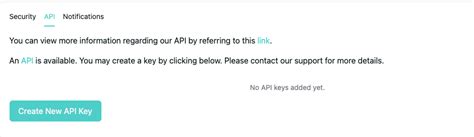 generate api key and secret