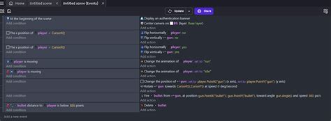 Solved Why My Fire Bullet Didnt Show Up From The Point I Set Community Gdevelop Forum