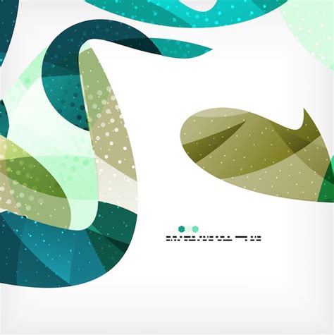 Premium Vector Colorful Abstract Flowing Shapes