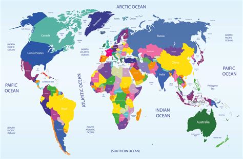World Political Map Guide Of The World