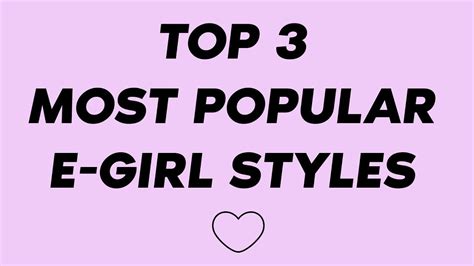 Top 3 Most Popular E Girl Styles ♡ How To Become An E Girl Introduction