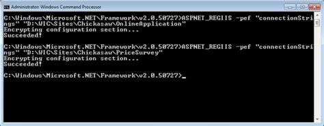 Encrypt The ConnectionStrings In Web Config Files