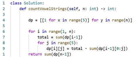 1641 Count Sorted Vowel Strings