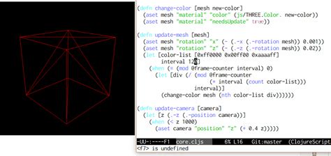 Github Eshamstersample Clj Three Js A Sample Of Clojurescript