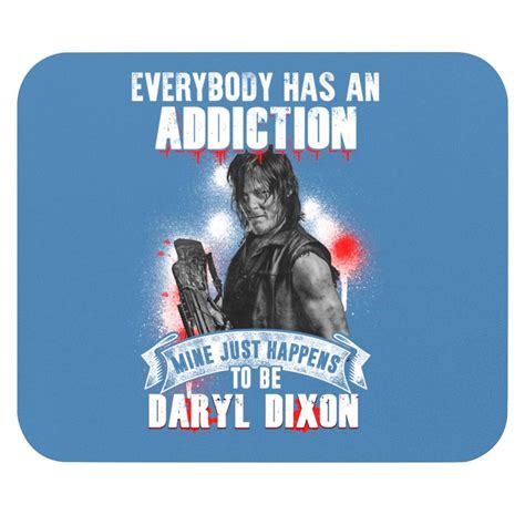 Addiction Daryl Dixon Daryl Dixon Mouse Pads Sold By Brijesh Gupta