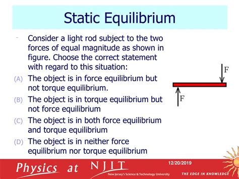 Object In Equilibrium