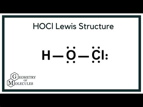 Hocl Lewis Structure