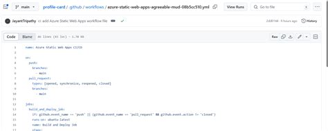 effortless react deployment 🚀 ci cd with github actions and azure static