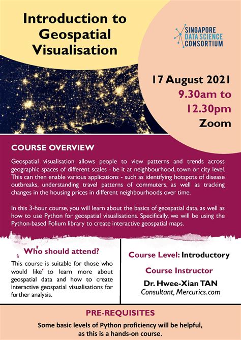 Introduction To Geospatial Visualisation Singapore Data Science Consortium