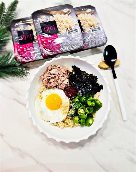 다이어트 오이고추 참치비빔밥 만들기 더미식 현미밥 네이버 블로그