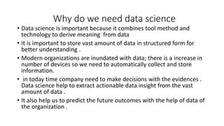 Data Science Ppt For The Asjdbhsadbmsnc Pptx Databases Computer Software And Applications