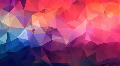 premium photo a colorful triangle background with a triangle pattern