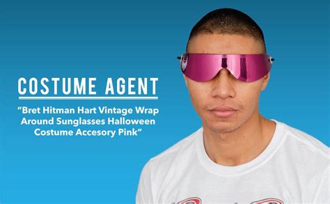 Costume Agent Adult Unisex Bret Hitman Hart Wrestler