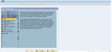 OADB WZ SAP Tcode Set Up Parallel Valuation