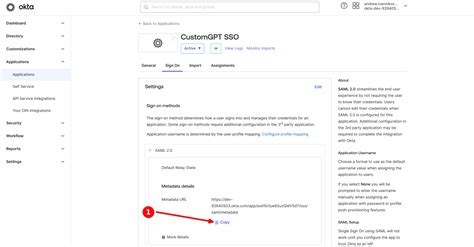 SSO Setup With Okta