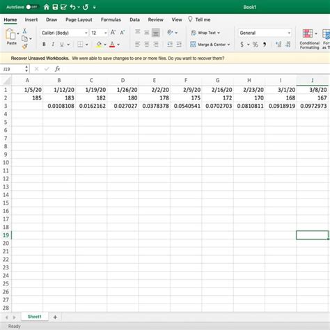 How To Calculate Weight Loss As A Percentage With Excel It Still Works