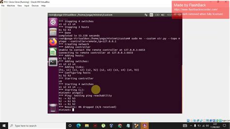 Ryu Controller Sdn Youtube