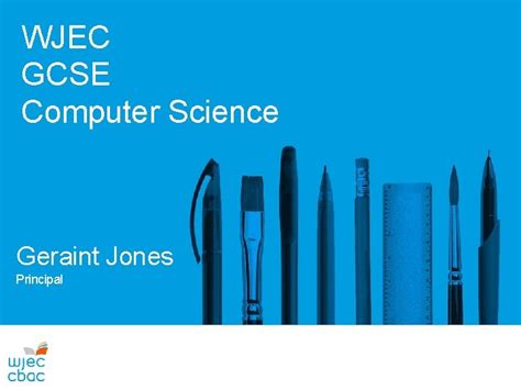 Wjec Gcse Computer Science Geraint Jones Principal Structure