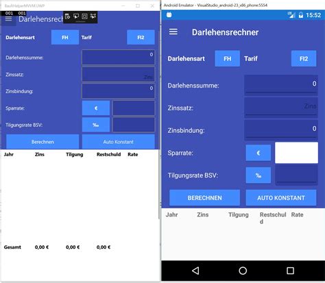 whitespace instead entry xamarin forms android emulator stack overflow