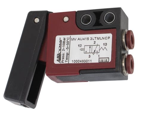 Pneumatic Mini Valve With Manual Override Sensitive Lever 32 Ø4 Nc Senga
