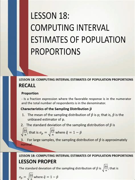 computing interval estimates of population proportions pdf