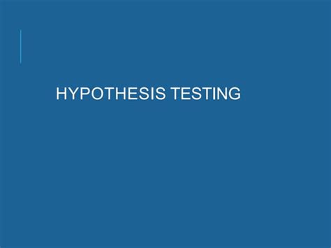 Type I And Type Ii Error Alpha Error Beta Error Power Of Test Pdf