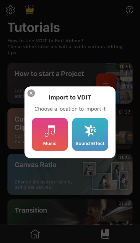 How To Import Audio Files VDIT Video Editor