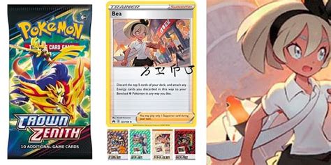 Pokémon Tcg Crown Zeniths English Autographed Bea Revealed