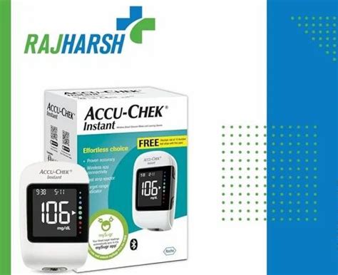 Accu Chek Instant Glucometer Bluetooth 10 Strips At ₹ 1100 Piece In