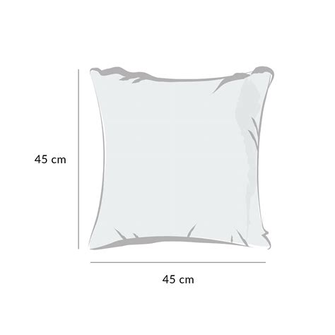 Poduszka z wkładem pierza kaczego 45x45 - Macodesign.eu