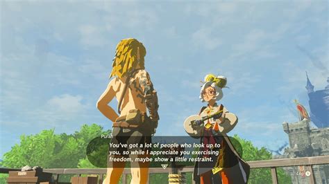 Los Personajes Tienen Curiosas Reacciones Al Ver A Link Desnudo En