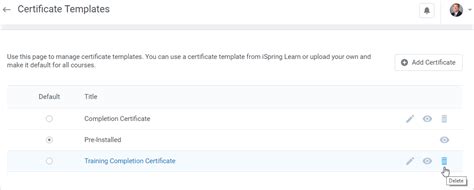 Certificate Templates