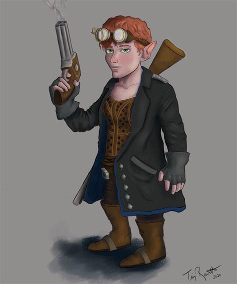 [oc] Gwindle Gnomish Gunslinger Paladin Dnd