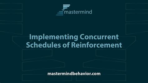 Implementing Concurrent Schedules Of Reinforcement