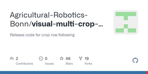 Github Agricultural Robotics Bonn Visual Multi Crop Row Navigation