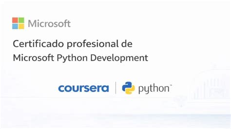 Certificado Python De Microsoft Inscripción Gratis En Coursera