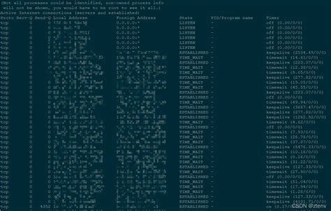 Netstat 命令详解netstat Anofindstr Csdn博客