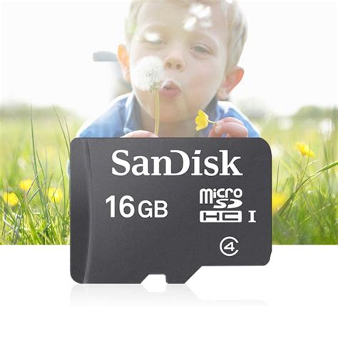Sandisk C4 소형 스피커 Tf 카드 휴대 전화 마이크로 Sd 카드 메모리 카드 용량 32gb