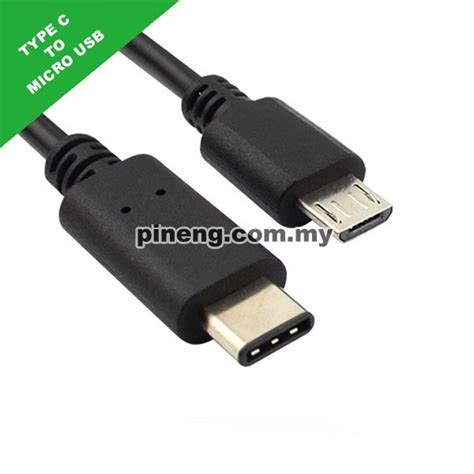 Type C To Micro Usb Data And Charging Cable