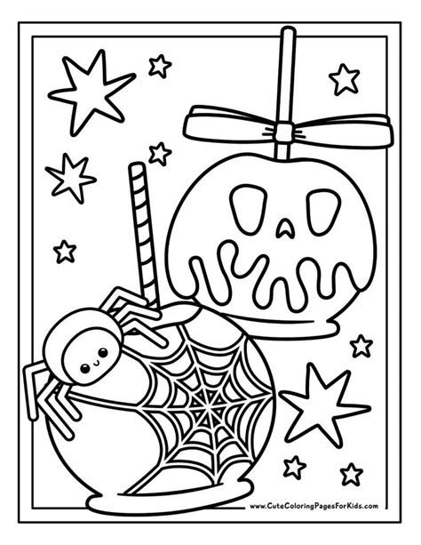 Candy Halloween Coloring Pages 2025