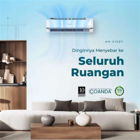Promo Ac Sharp Inverter 1pk Type Ah X10zy J Tech Inverter R 32 Diskon